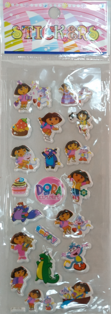 3D stickers Dora - 3D stickers - Hamico